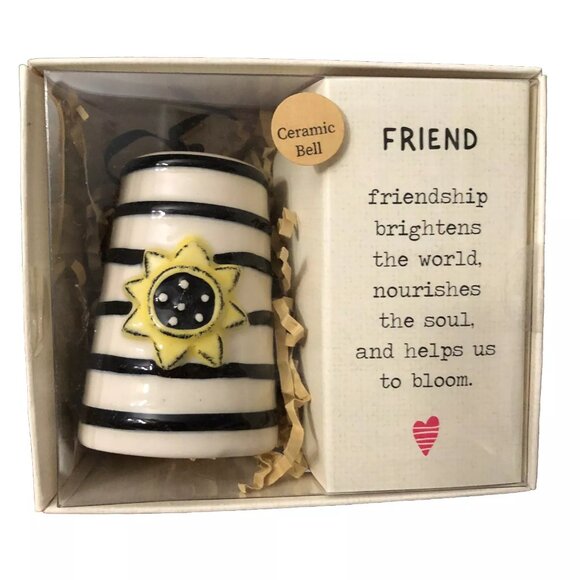 Demdaco | Holiday | Ceramic White Bell Box Heartful Home Tracy Pesche ...